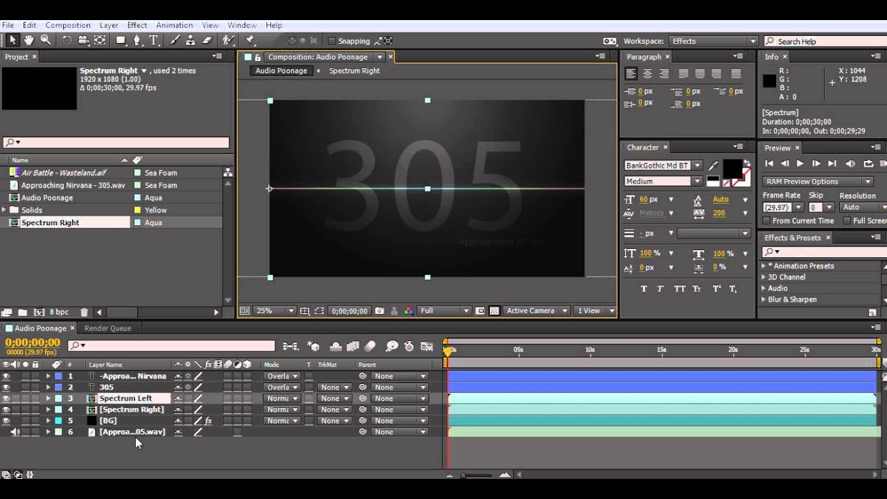 How To Make An Audio Spectrum In Adobe After Effects YouTube How To Make An Audio Spectrum In Adobe After Effects YouTube