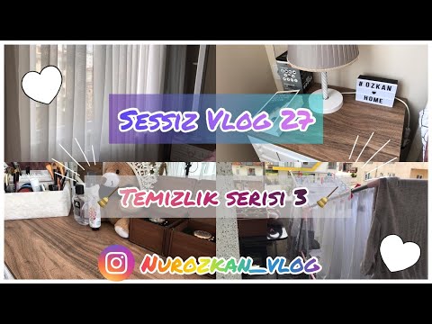 Temizlik Serisi 3🧼 | Yatak Odası Temizliği🧹 | Sessiz Vlog