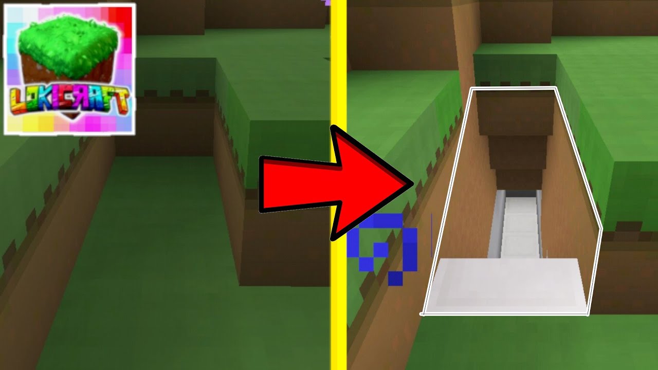 LokiCraft - How to Build A Modern Secret Base Tutorial (Hidden House ...