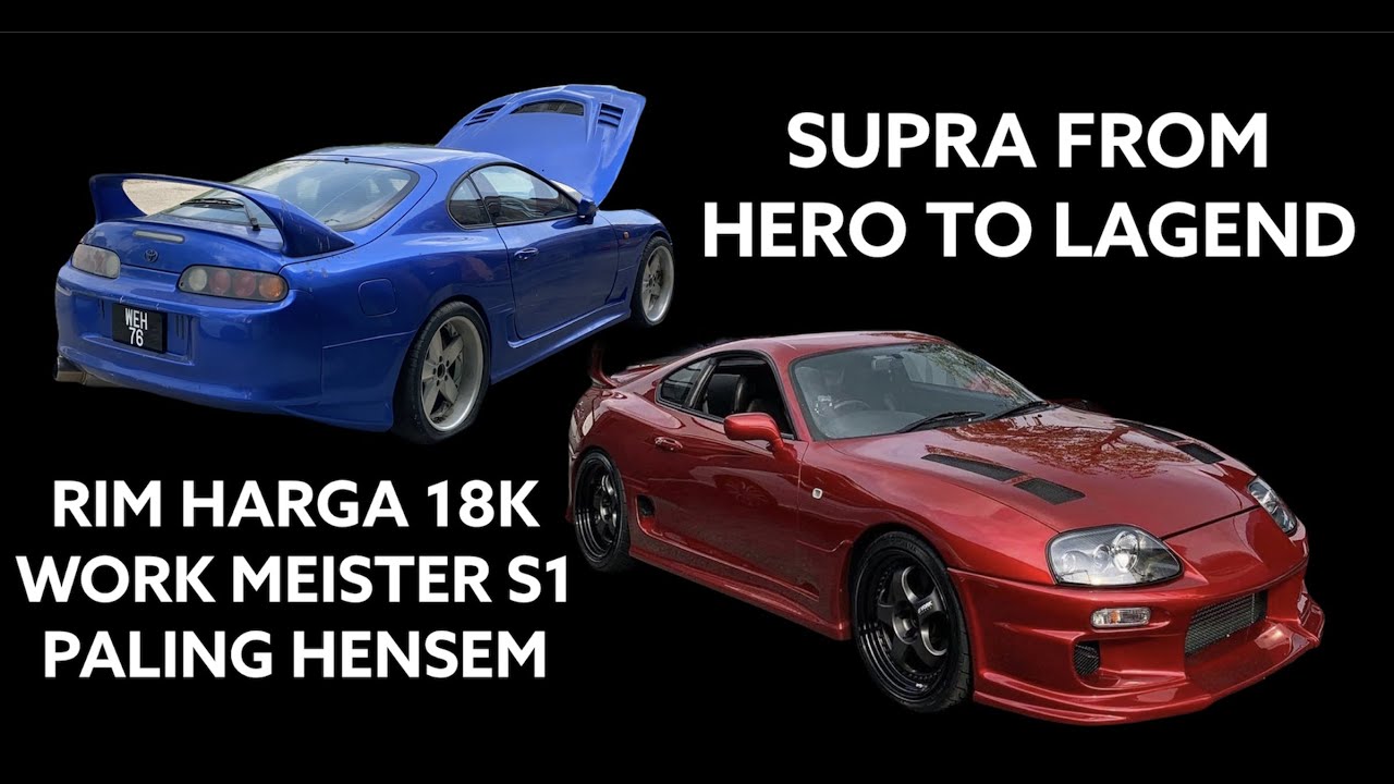 199GARAGE VLOG : TOYOTA SUPRA FROM HERO TO LAGEND FINALLY DONE NEW RIMS ...