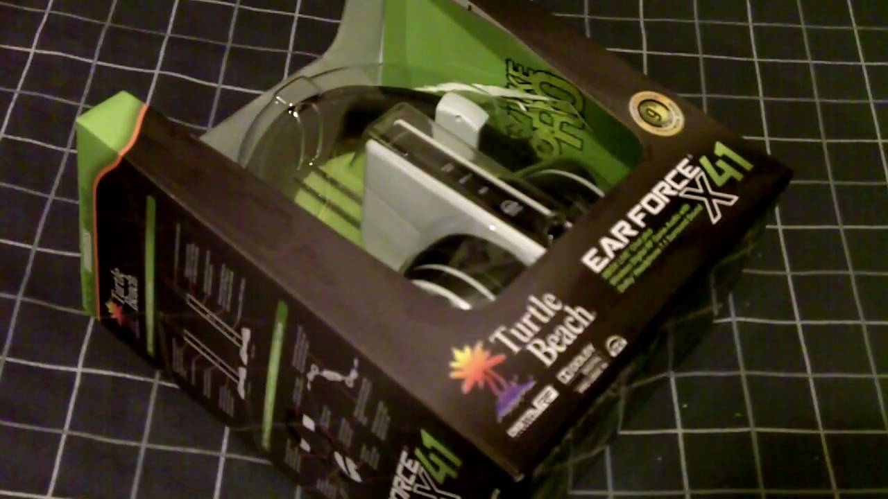 Unboxing: Turtle Beach X41 7.1 Surround Sound Gaming Headset - YouTube