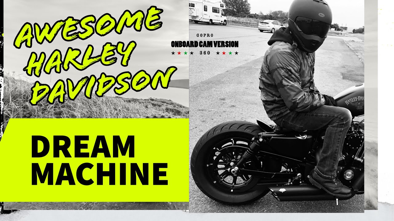 Awesome Harley Davidson 883 Official (gopro 360 version) - YouTube