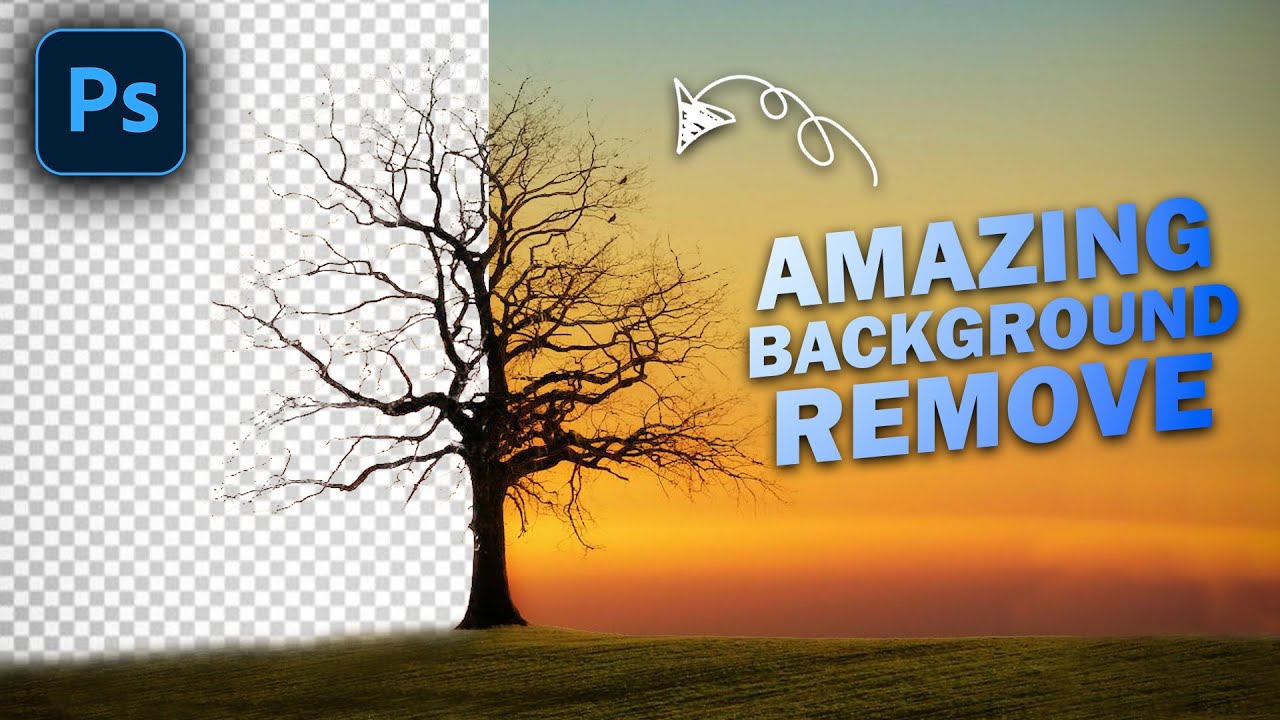 Quick and Easy Tree Background Removal in Photoshop - YouTube
