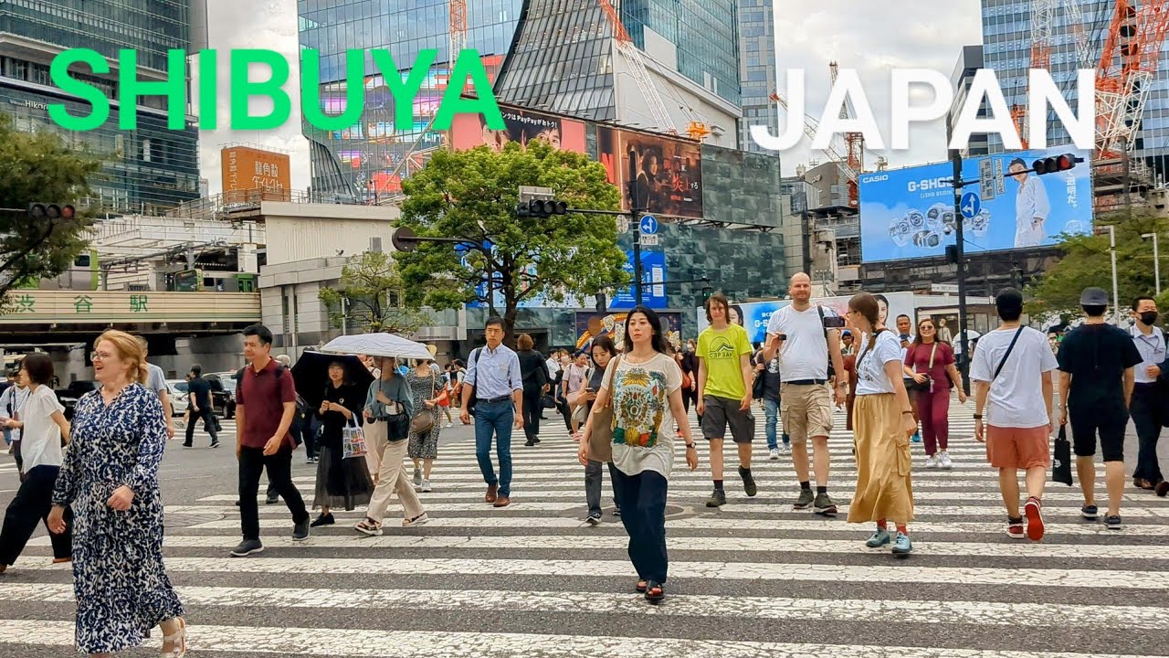 🍒🍏 Shibuya Day Walk in the morning. Tokyo, Japan 🗾 - YouTube