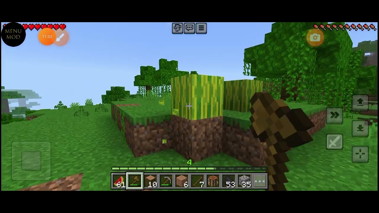 playing minecraft whit no mobs - YouTube