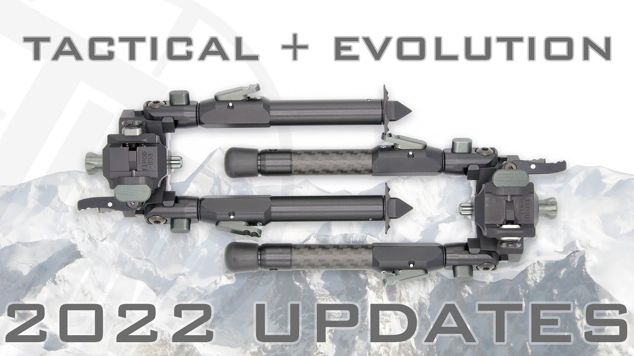 TIER-ONE Tactical and Evolution bipod updates 2022. - YouTube