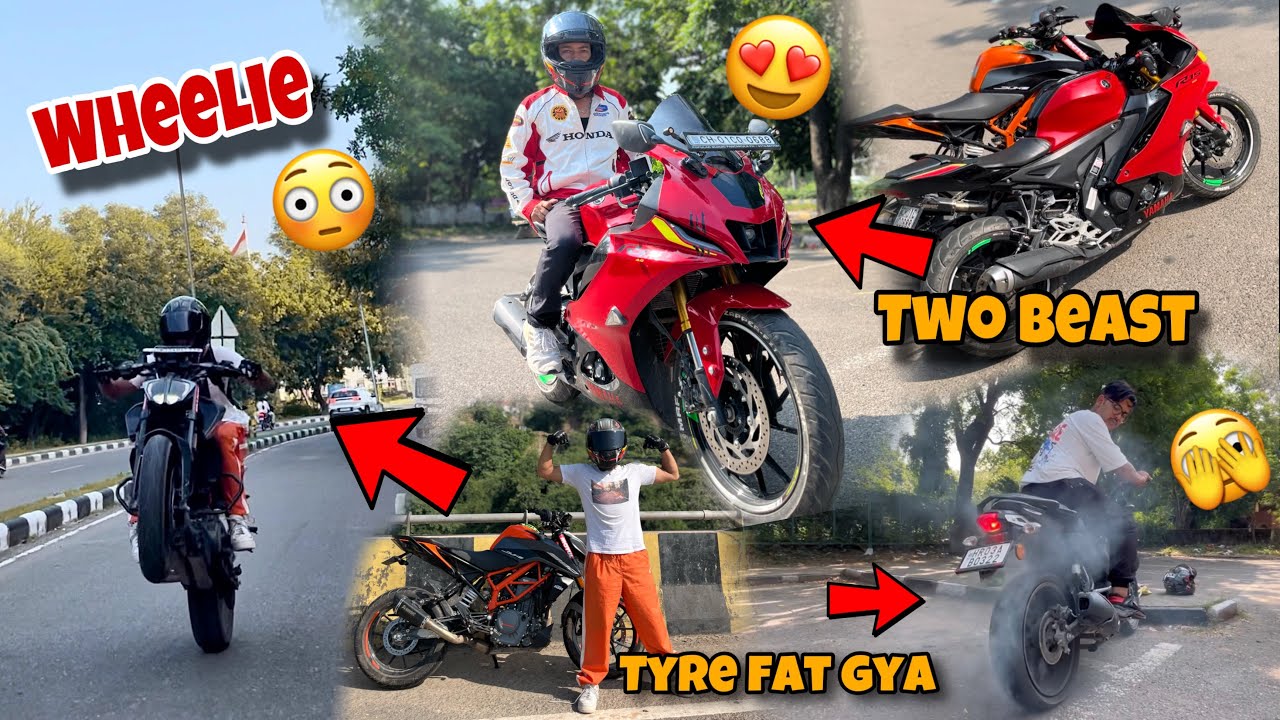 Wheelie on duke 390 😍 | burnout 🔥| full power stunts - YouTube