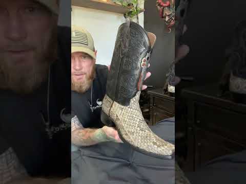 Black Jack Rattlesnake Boots!