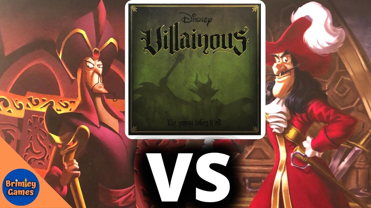 Jafar VS Captain Hook in Disney Villainous Game Night | 1 on 1 Actual ...