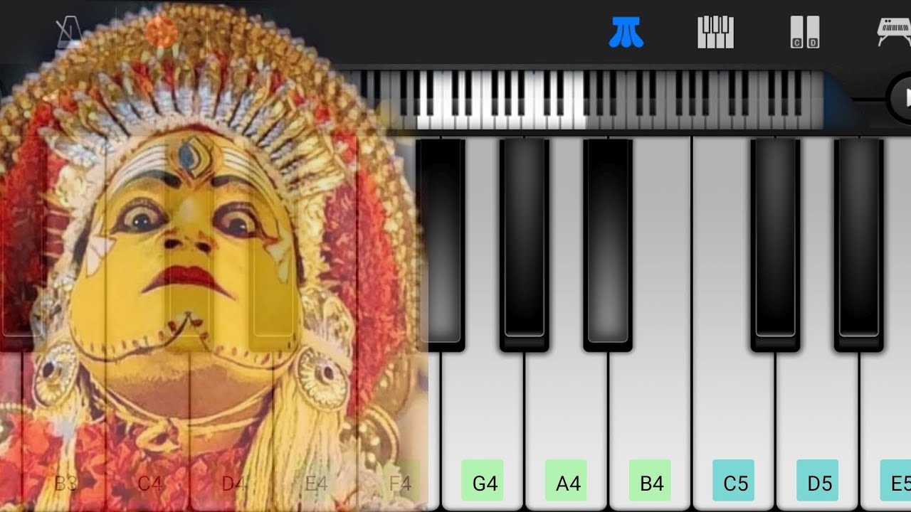 KANTHARA BGM | VARAHA ROOPAM | EASY PIANO TUTORIAL | PIANO NOTES - YouTube