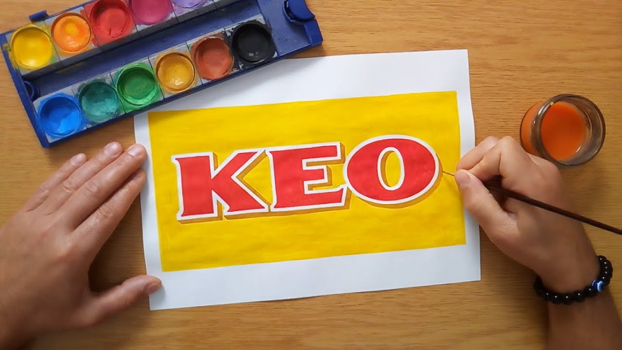 How to draw the KEO logo 🇨🇾 - YouTube