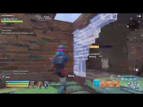 Fortnite save the world. Building a glitched homebase - YouTube