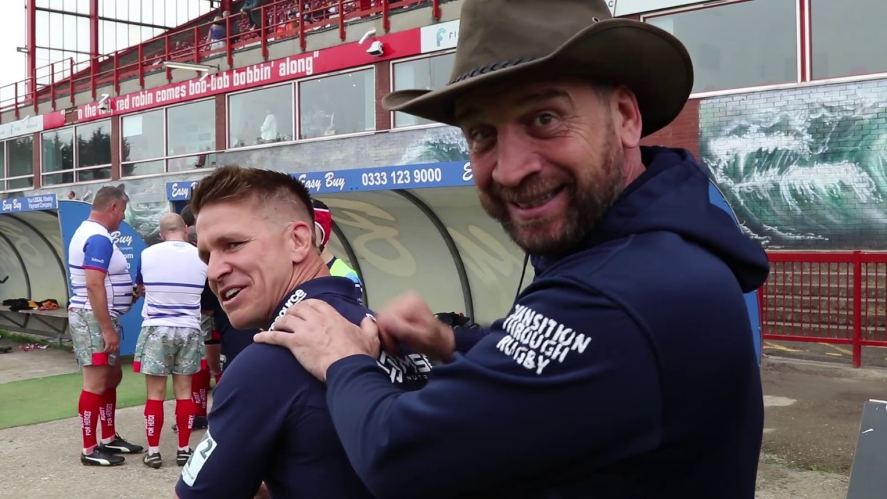 I'm a Celebrity star Nick Knowles played Rugby League! - YouTube