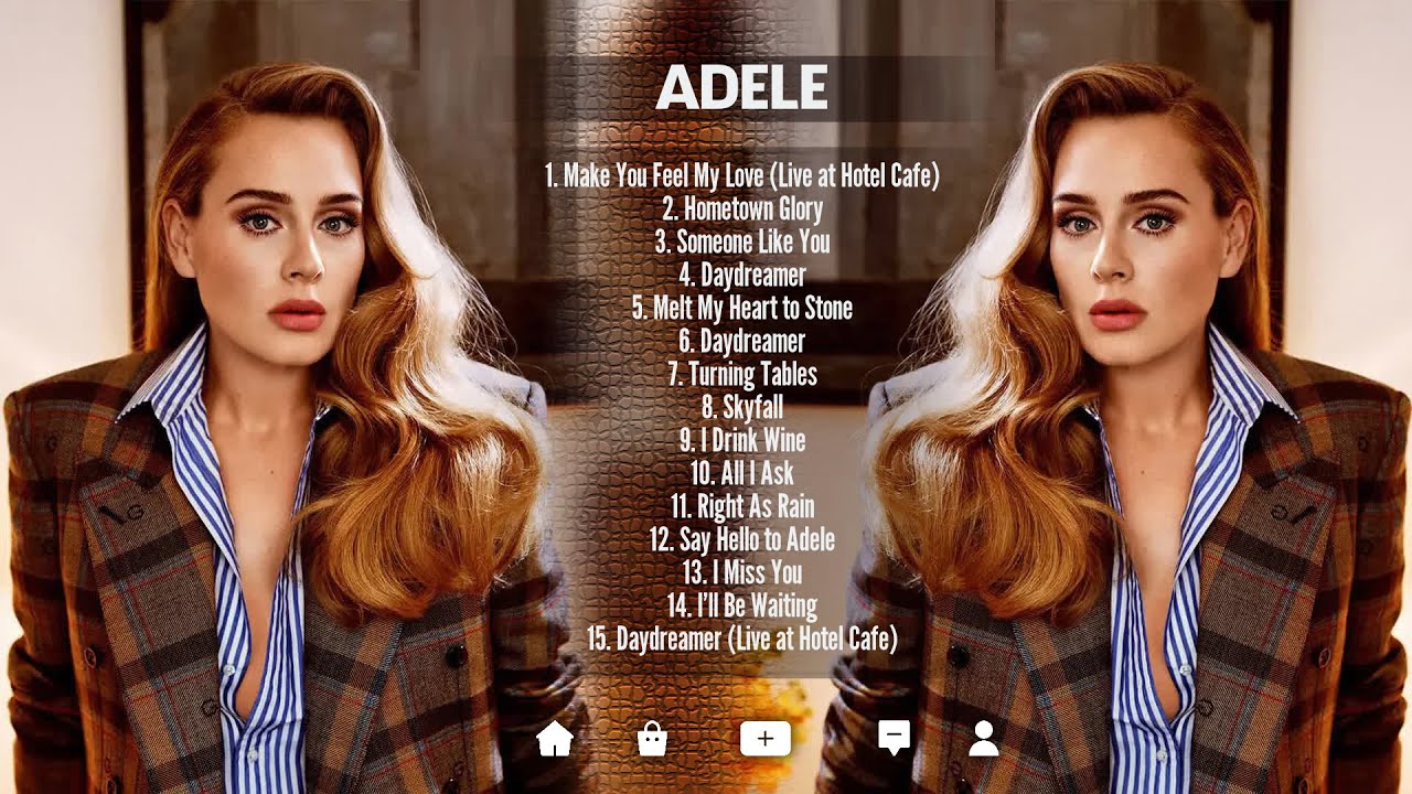 Adele - Greatest Hits Full Album ~ Music Mix Playlist 2024 - YouTube