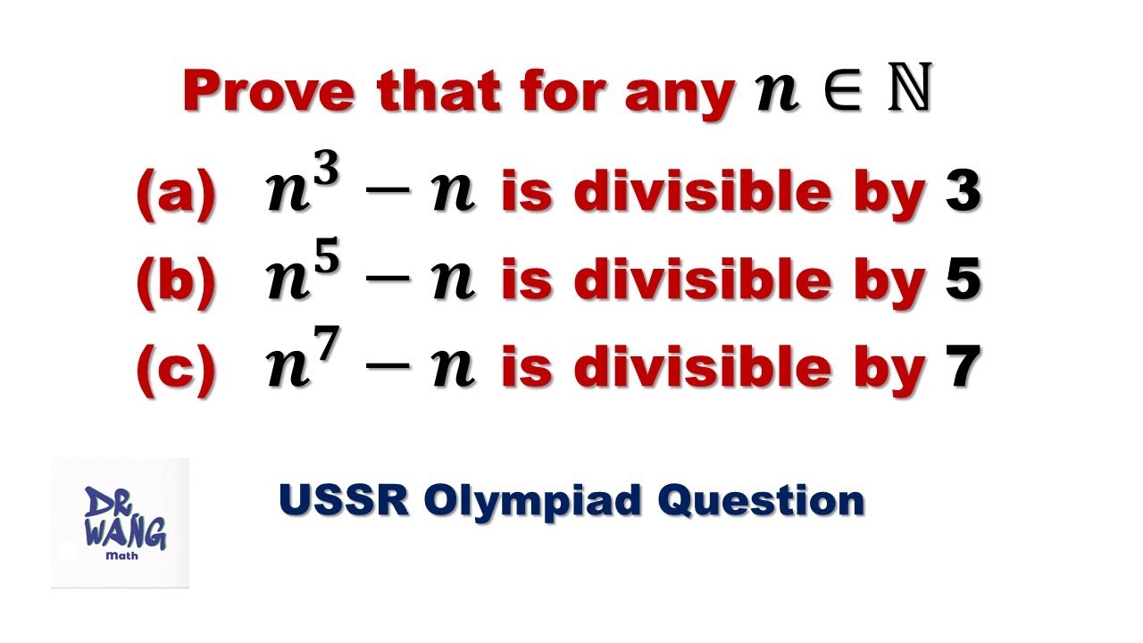 Can You Derive Any Of These Results Moscow Math Olympiads Divisibility Youtube