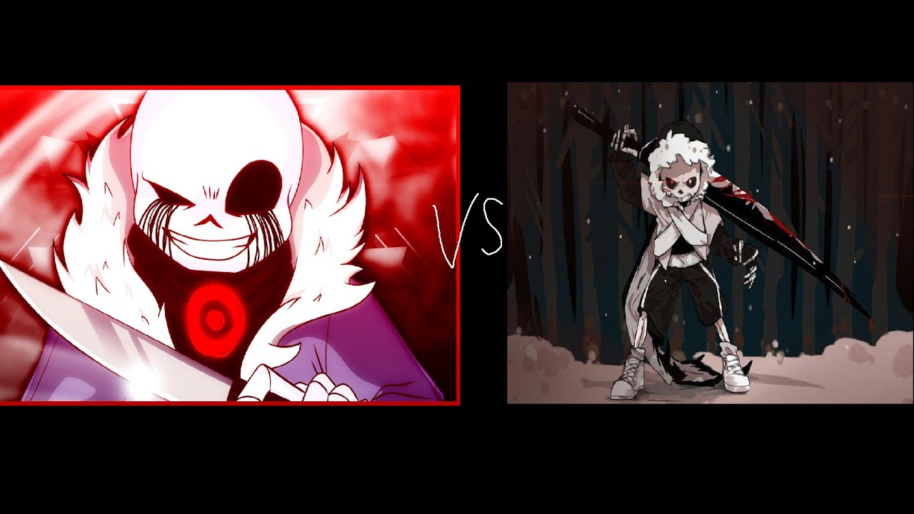 Killer Sans Vs Cross Sans [Undertale Crazy Multiverse Timeline] - YouTube