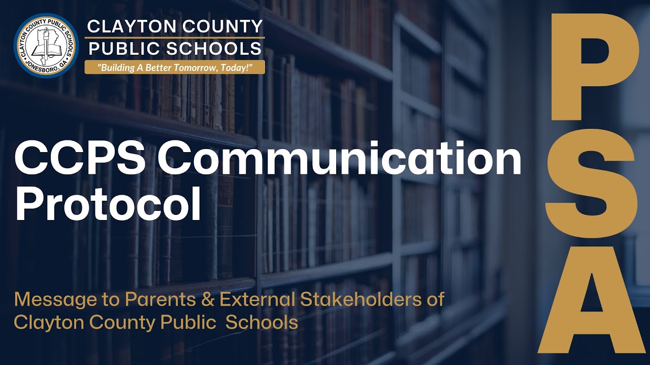 CCPS Parent & School Communication Protocol - YouTube
