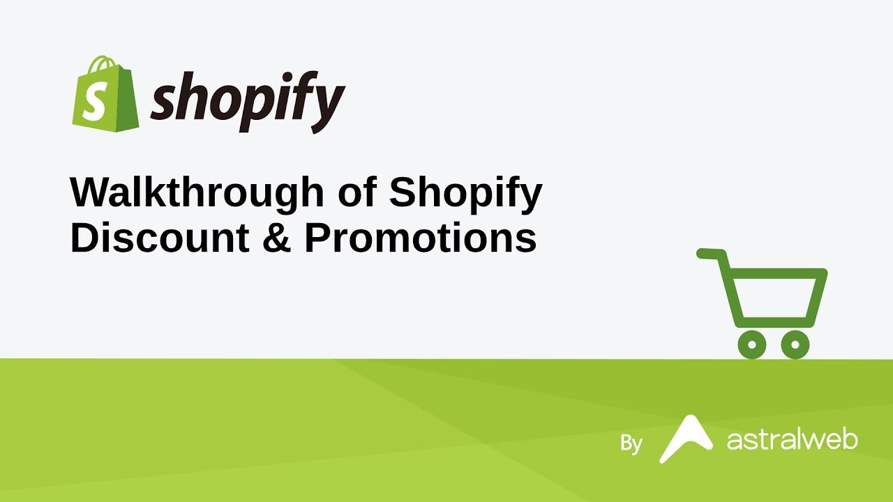 Walkthrough of Shopify Discount & Promotions - YouTube