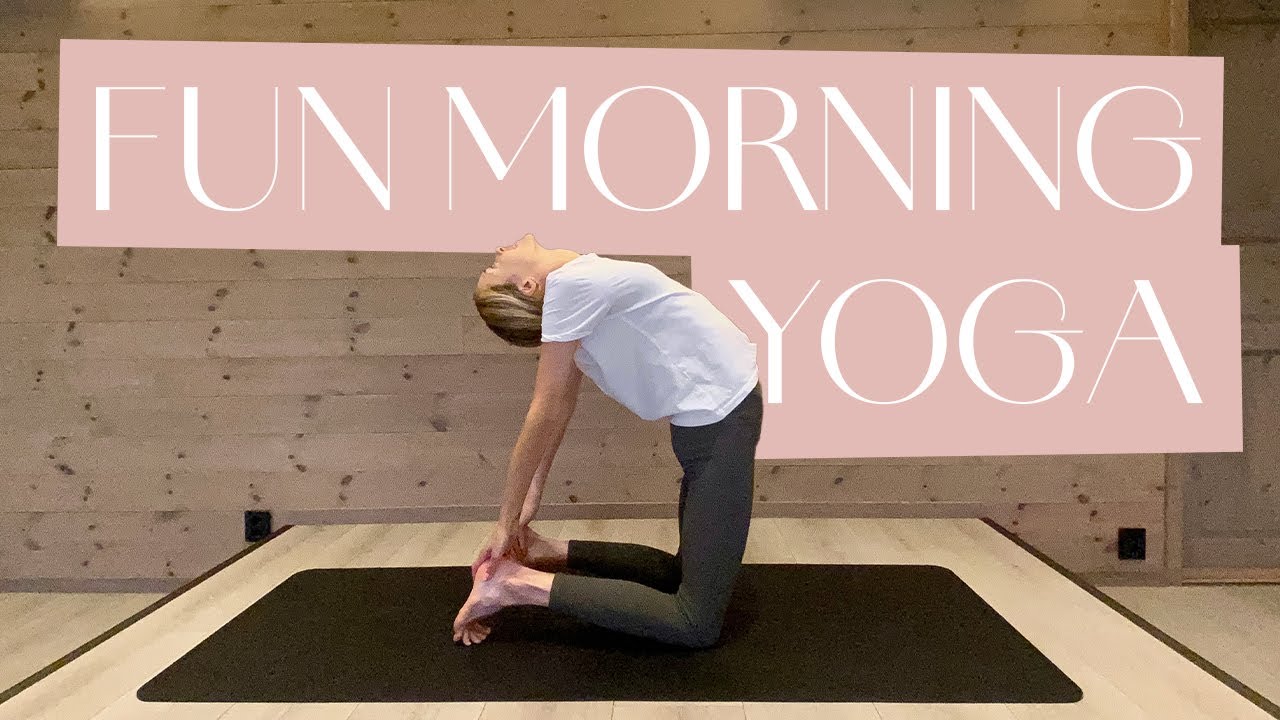 Fun Morning Yoga - 10 minutes - YouTube