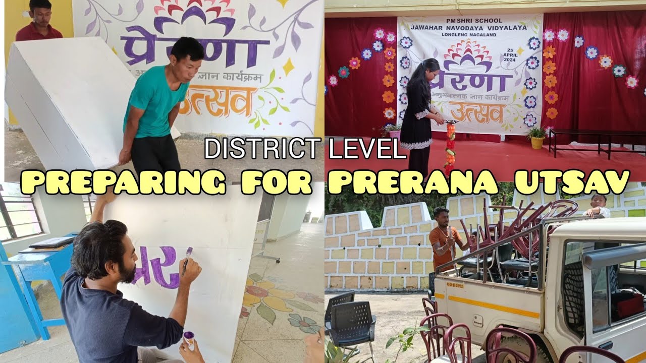 PREPARING FOR DISTRICT LEVEL PRERANA UTSAV IN 2K24 | PM SHRI JNV ...