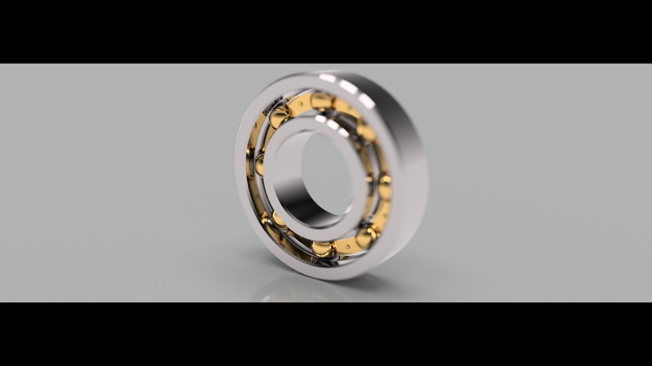 Ball Bearing Assembly animation in Fusion 360 - YouTube