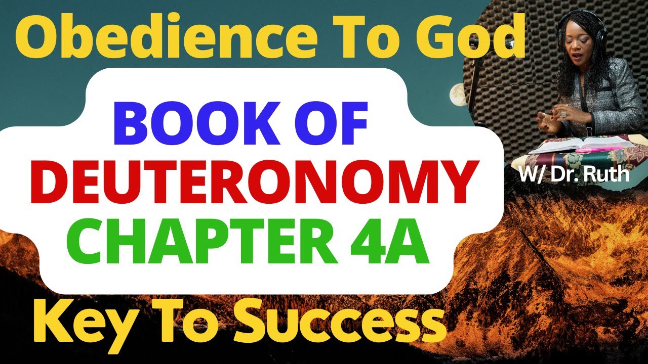 Obedience to God is Key to Prosperity: Deuteronomy Chapter 4|Part A, Dr ...