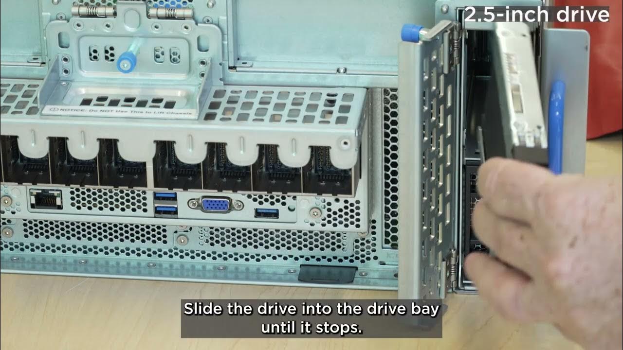 Thinksystem Sr950 V3 Installing A Hot Swap Drive Youtube