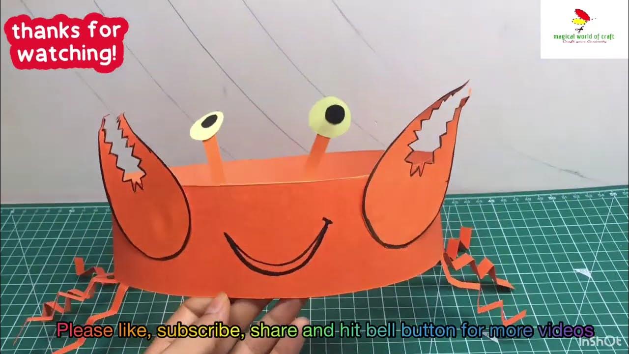 How to make a Crab headband - YouTube