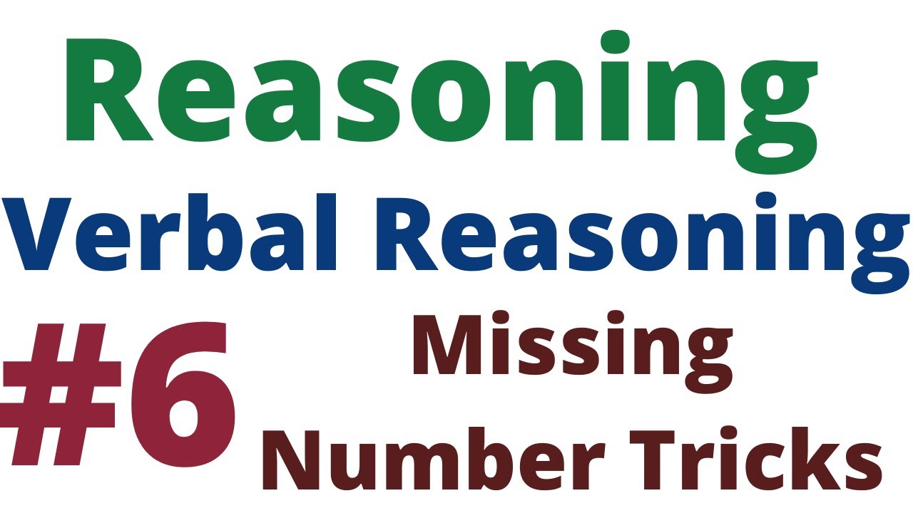 Verbal Reasoning Missing Number Tricks I Solve in 2 Seconds - YouTube