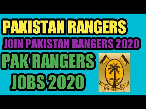 Pakistan Rangers jobs 2020 - join pak rangers 2020 - pak Rangers jobs ...