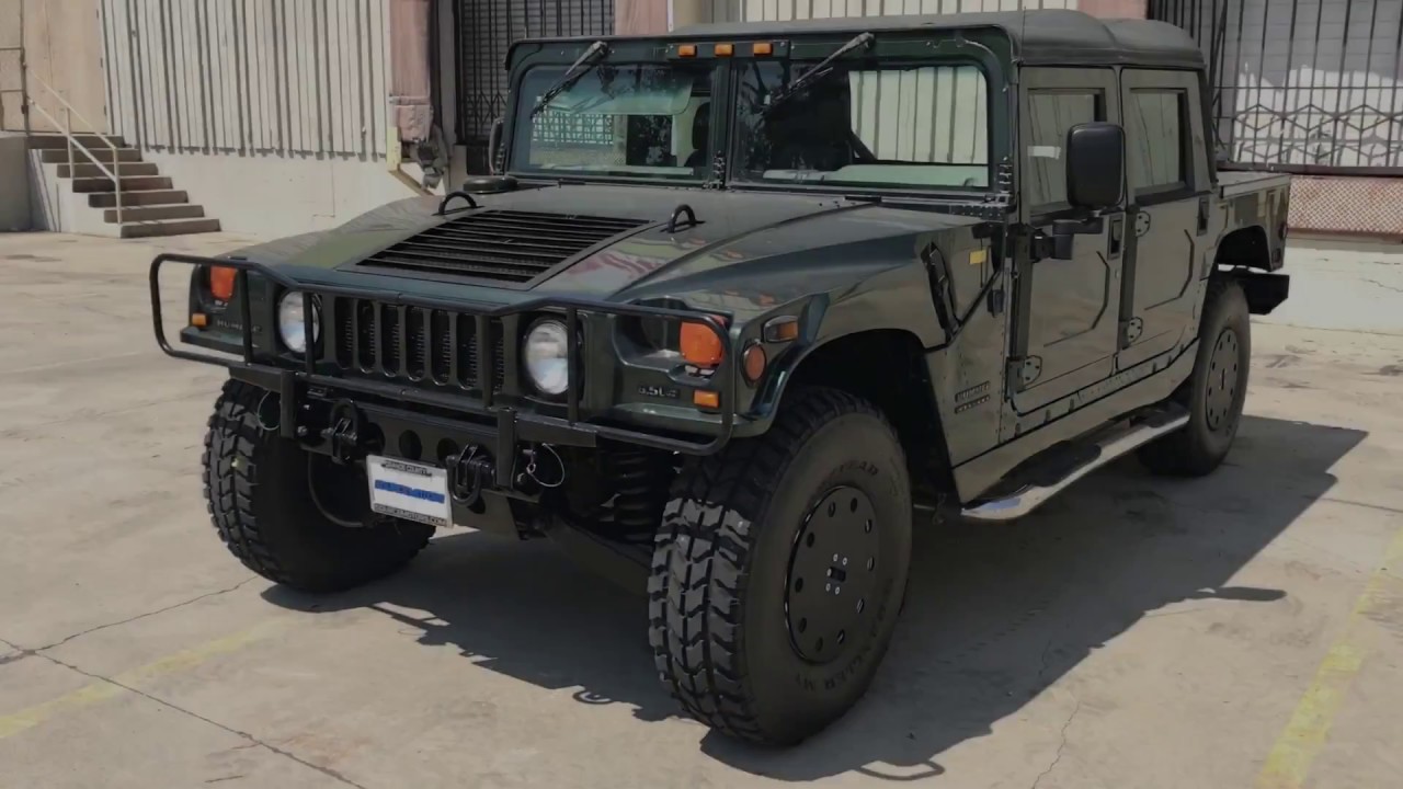 2000 Hummer H1 Open Top Stock # 10547 - YouTube