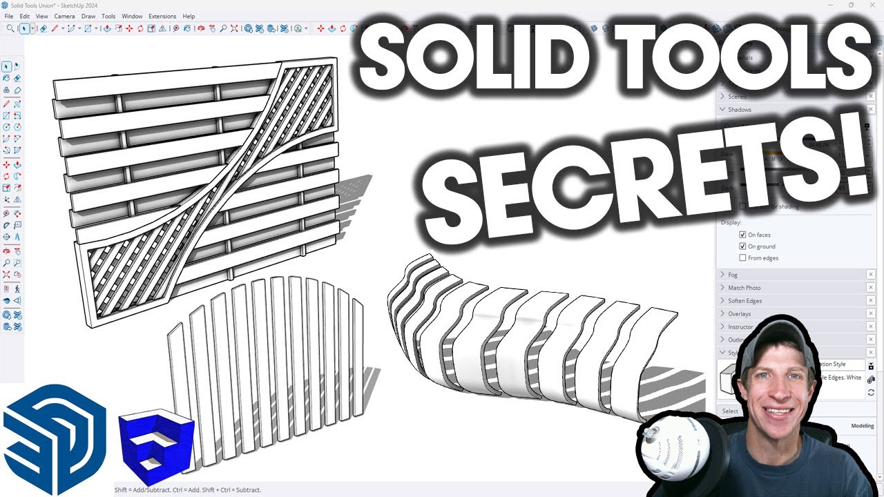 Solid Tools in SketchUp: MIND-BLOWING 3D Modeling Hacks! - YouTube