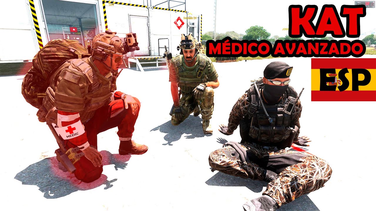 PRÁCTICA KAT MÉDICO (ARMA 3) - YouTube