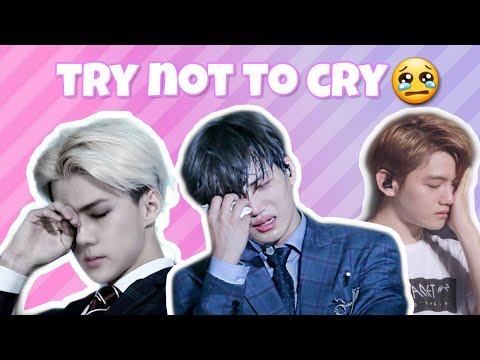 EXO Crying Moments (TRY NOT TO CRY) Emotional Moments😢