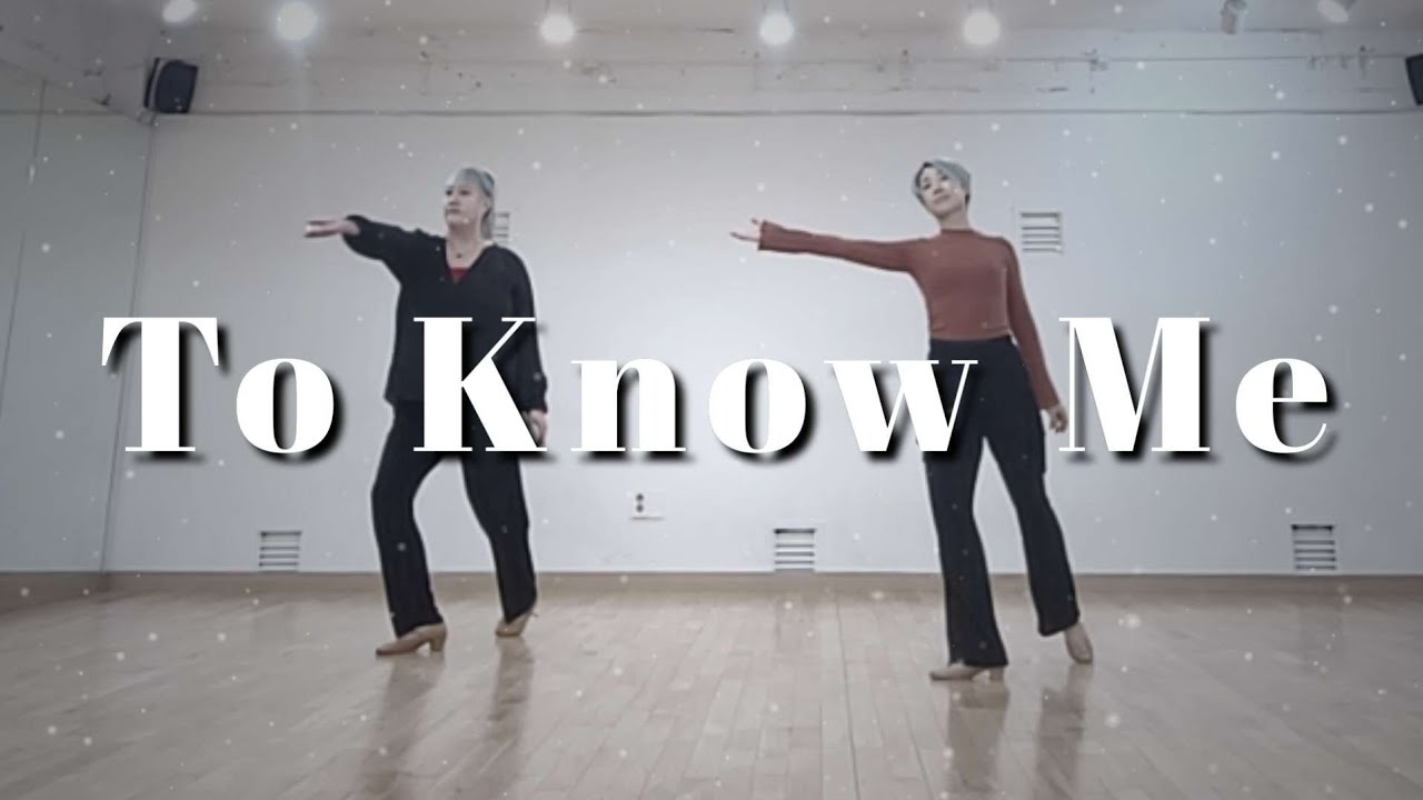 To Know Me LineDance/중급라인댄스/이래정라인댄스 - YouTube