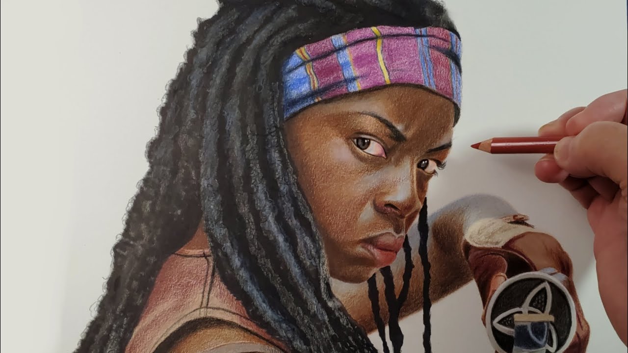 Drawing Michonne | The Walking Dead - YouTube