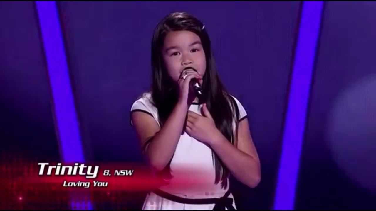 Trinity Sings Loving You - The Voice Kids Australia 2014 - YouTube