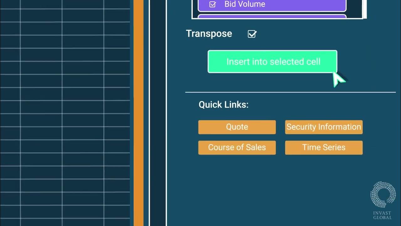 How to use Iress Excel Add-Ins - YouTube