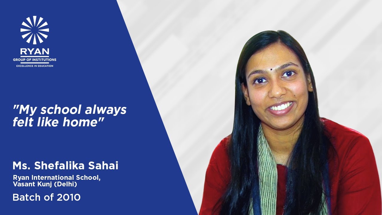 Shefalika Sahai | Clinical Psychologist & Lecturer | Ryan Alumni ...