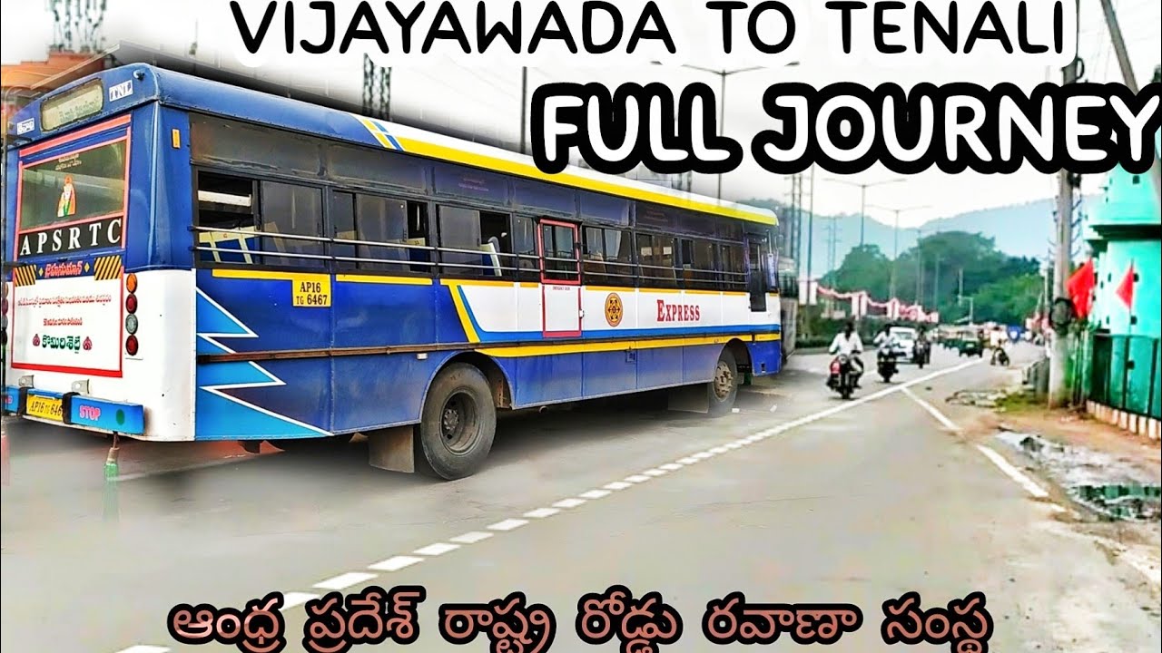 Vijayawada to Tenali full journey | Express Bus | APSRTC Bus |Devin ...