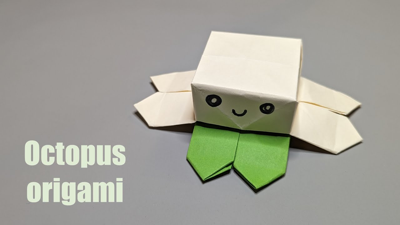 Origami Jumping Octopus | How to make a paper octopus - YouTube