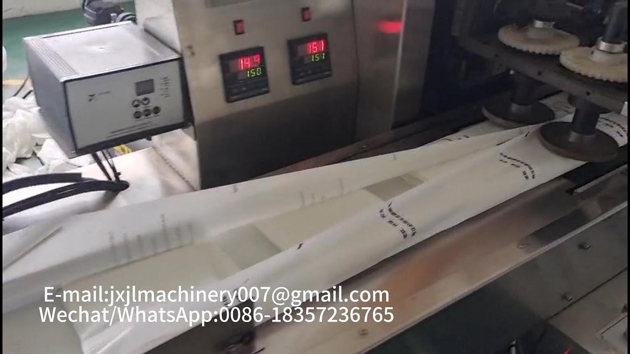 Disposable Bath Towel Cutting Making Machine Connect Packaging Machine ...
