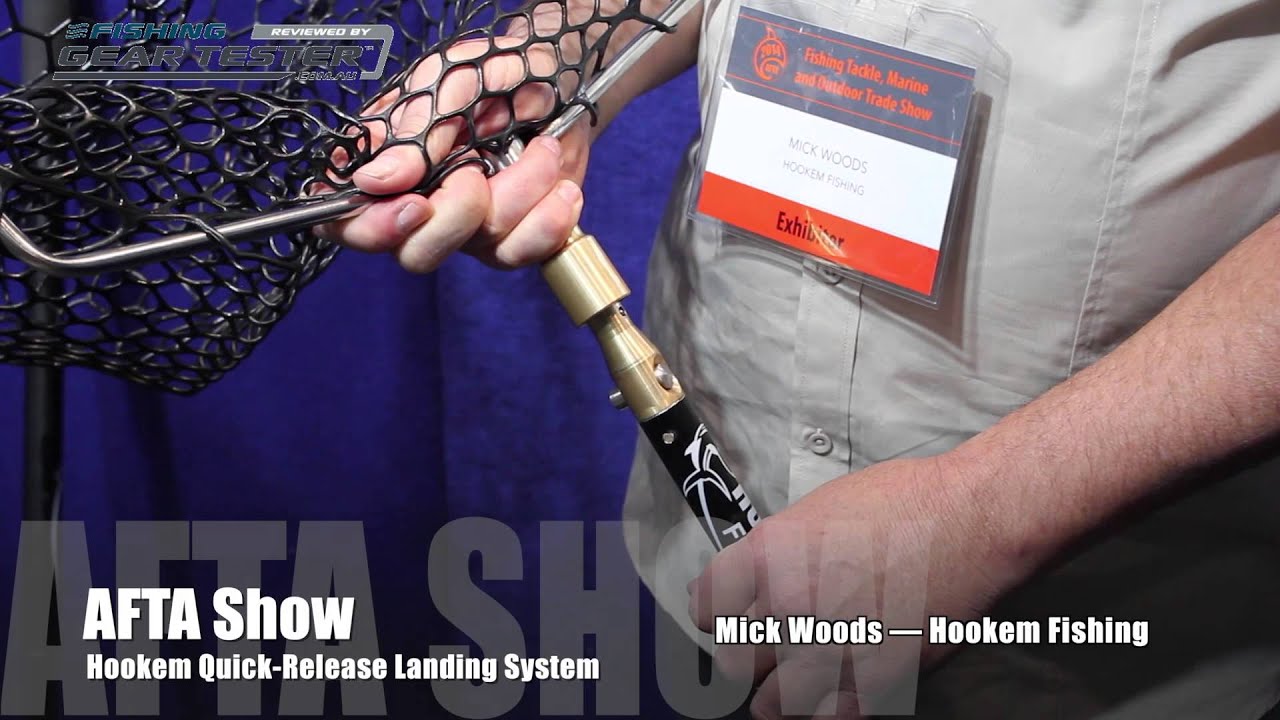 AFTA REVIEW: Hookem Fishing Quick-Release System Landing Net/Gaff/Tag ...