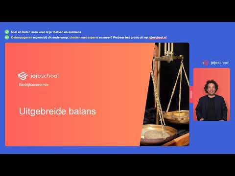 Uitgebreide balans (Balans opstellen 3) - Bedrijfseconomie - YouTube