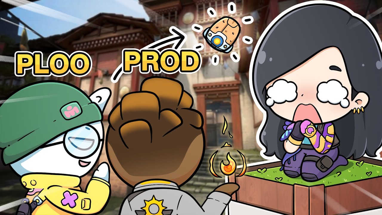 PLOO & PROD trolled my Valorant game - YouTube