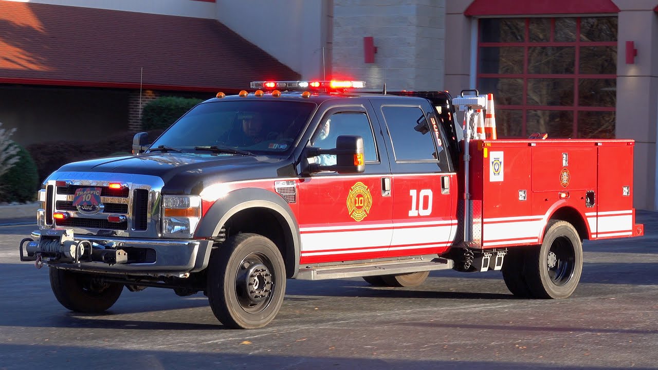 Upper Chichester Fire Department New Traffic 10 Responding Youtube