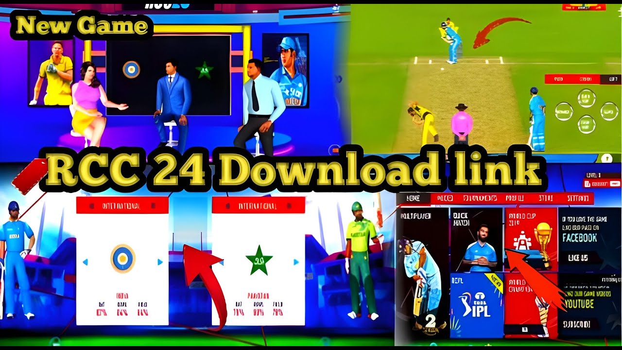 New cricket Game RCC 24 Download link media file 🔥 - YouTube