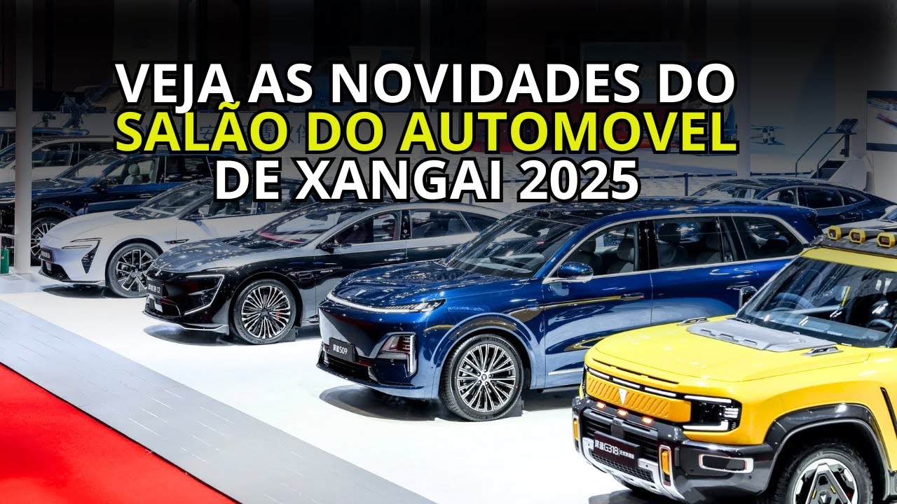 🚗 O FUTURO É AGORA! Carros do Salão de Xangai 2025 que VÃO DOMINAR o Brasil! - YouTube
