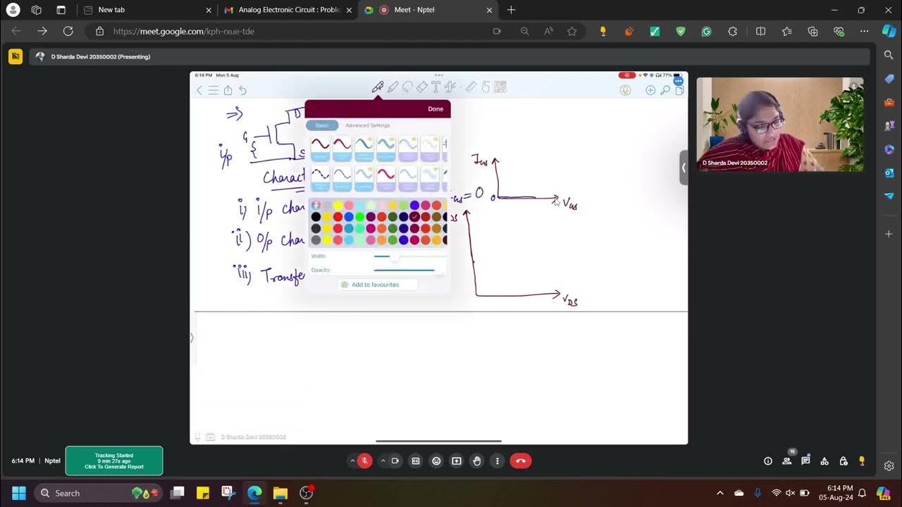 Week 2 Live Problem solving session: Analog Electronic Circuits - YouTube