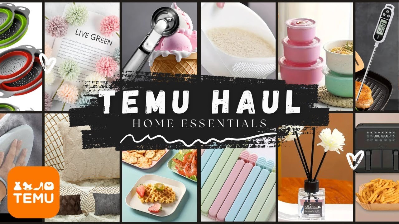 TEMU Haul - Home Essentials you need! (Super affordable) - YouTube